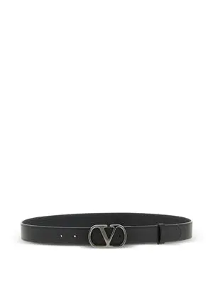 Valentino Garavani Vlogo Signature Belt - Black