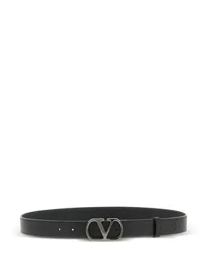 Valentino Garavani Vlogo Signature Belt - Black