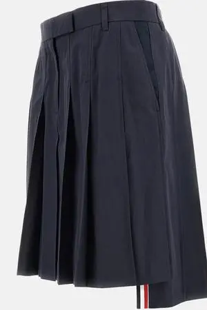 Thom Browne Cotton Pleated Skirt