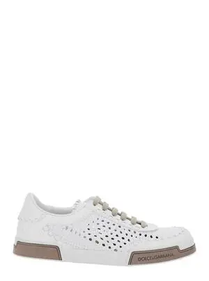 Dolce & Gabbana Portofino Leather Sneakers - Multicolor