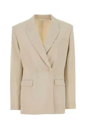 Isabel Marant Étoile Sand Crepe Oversize Calie Blazer - Brown