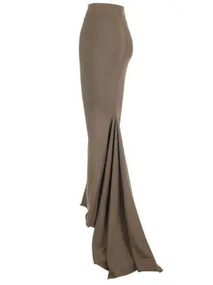 Rick Owens Knit Midi Skirt - Brown
