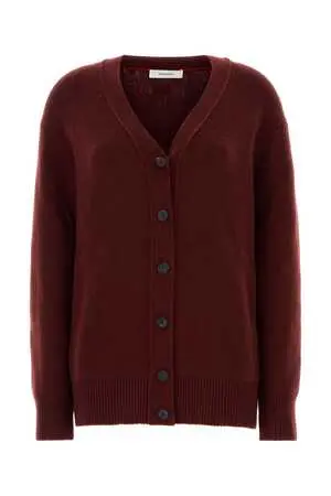 FERRAGAMO Cashmere Blend Cardigan - Red