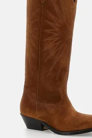 GOLDEN GOOSE Wish Star Suede Boots - Multicolor