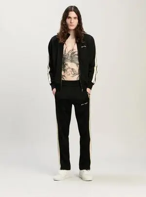 Palm Angels Tech Fabric Zip-up Sweatshirt