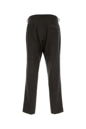 Prada Embroidered Glencheck Pant - Multicolor