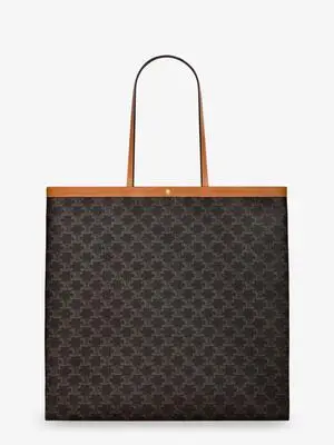 Celine Triomphe Fabric Shopper Bag - Multicolor