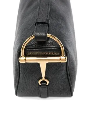 Gucci Half Horsebit Medium Leather Shoulder Bag