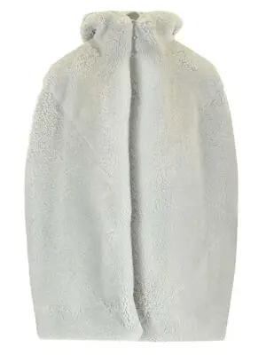 Rick Owens Shearling Vest - Blue