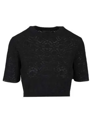Givenchy Crop Sweater - Black
