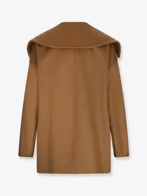 Max Mara Mario Double Breasted Cashmere Coat - Multicolor