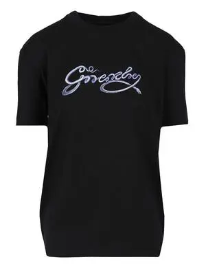 Givenchy Printed Logo T-shirt - Black