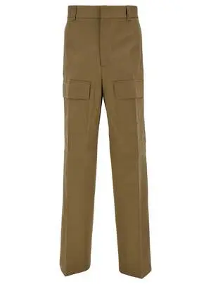 Gucci High-waisted Cotton Cargo Pants - Multicolor