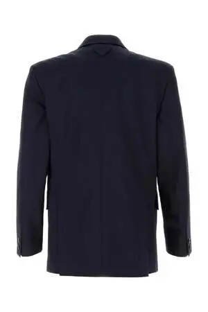 Prada Navy Cotton Blazer