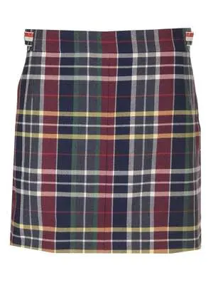 Thom Browne Tartan Mini Skirt