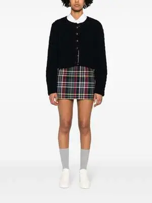 Thom Browne Tartan Mini Skirt