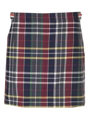 Thom Browne Tartan Mini Skirt - Blue