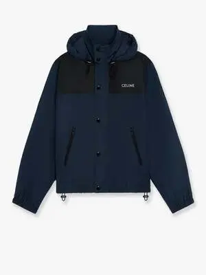 Celine Bicolor Nylon Jacket - Blue