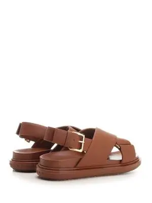 Marni Fussbett Sandals - Brown