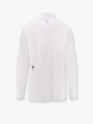 Dior Cotton Shirt With Embroidery - Multicolor