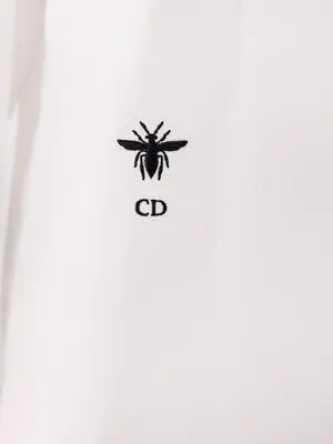 Dior Cotton Shirt With Embroidery - Multicolor