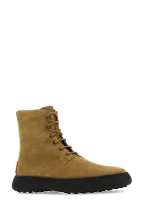 TOD'S Suede Ankle Boots - Brown