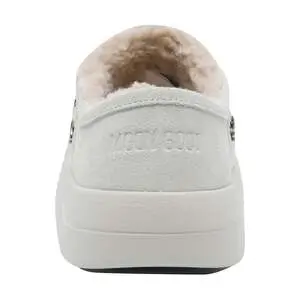 Moon Boot Park Leather Slippers - White