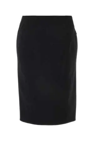 Versace Stretch Wool Skirt