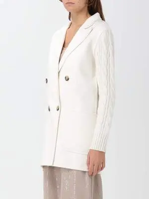 Max Mara Dalida Jacket In Wool And Cashmere - Cream
