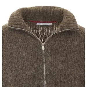 Brunello Cucinelli Zip Cardigan - Brown