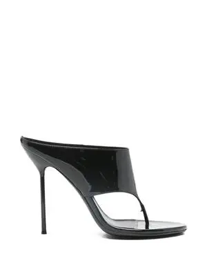 Paris Texas Lidia Leather Thong Sandals - Multicolor