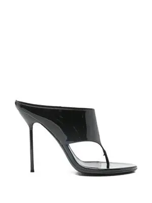 Paris Texas Lidia Leather Thong Sandals - Multicolor