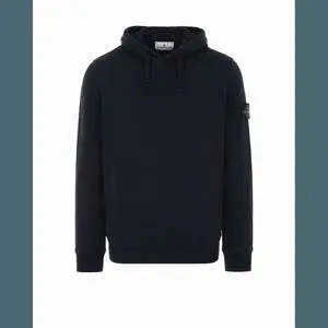 Stone Island Logo Hoodie - Blue