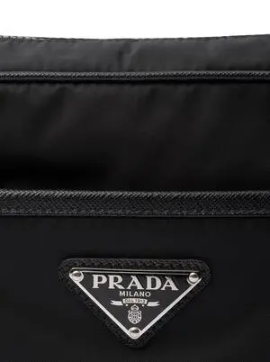 Prada Shoulder Bag In Re-nylon And Saffiano