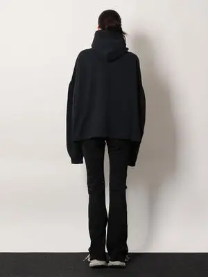 Balenciaga Cropped Cotton Sweatshirt