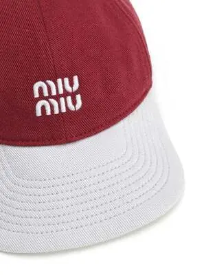 Miu Miu Drill Baseball Cap