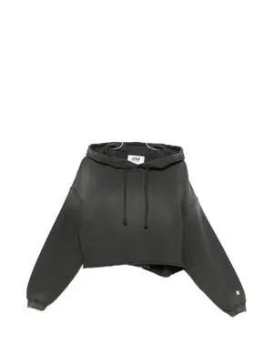 GOLDEN GOOSE Cotton Cropped Hoodie - Multicolor