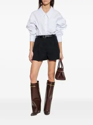 Givenchy Wool Pleated Shorts