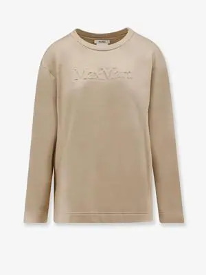 Max Mara Silk And Cotton Blend Berma Sweatshirt - Multicolor