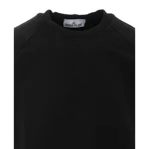 Stone Island Logo Sweatshirt - Black