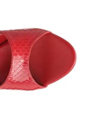 Miu Miu Ayers Slingback Sandals - Red