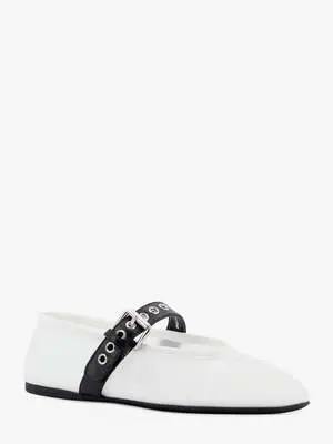Miu Miu Mesh Fabric Ballerinas - Multicolor