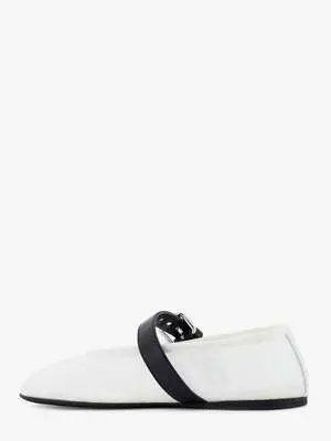 Miu Miu Mesh Fabric Ballerinas - Multicolor