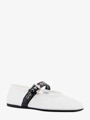Miu Miu Mesh Fabric Ballerinas - Multicolor