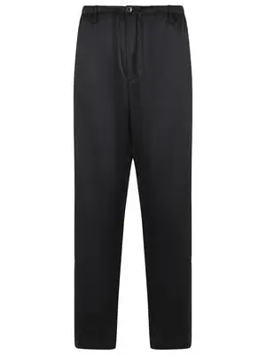 Dries Van Noten Penny Cotton Blend Pants - Black