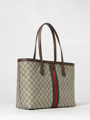 Gucci Ophidia Coated Cotton Bag With Gg Monogram