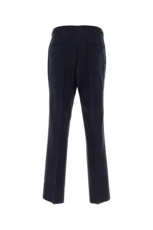 Prada Navy Wool Blend Pant