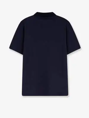 Gucci Cotton Polo Shirt With Web Print On The Front