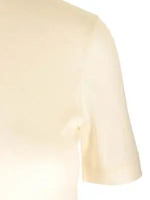 Loewe Silk And Viscose Top With Knot - White