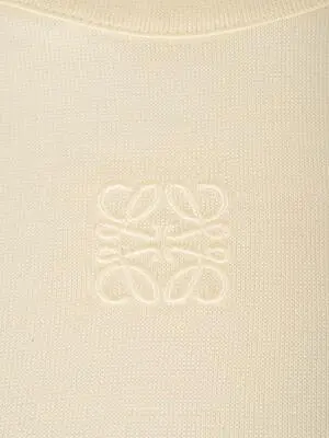 Loewe Silk And Viscose Top With Knot - White